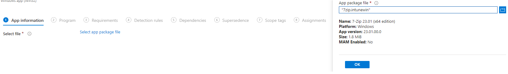 How to fix 0x80072000 error while uploading app through WINAPP 32 intune - Microsoft Q&A