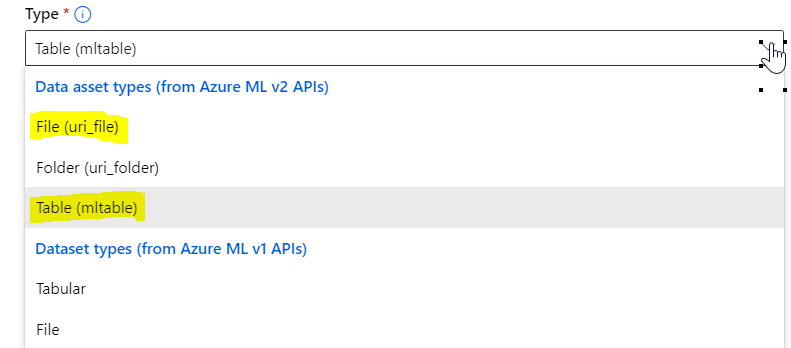 When using AutoML I cannot add a dataset - Microsoft Q&A