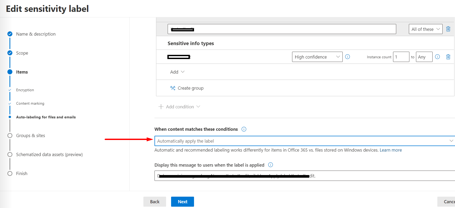 Auto-labeling for files and emails Problem - Microsoft Q&A