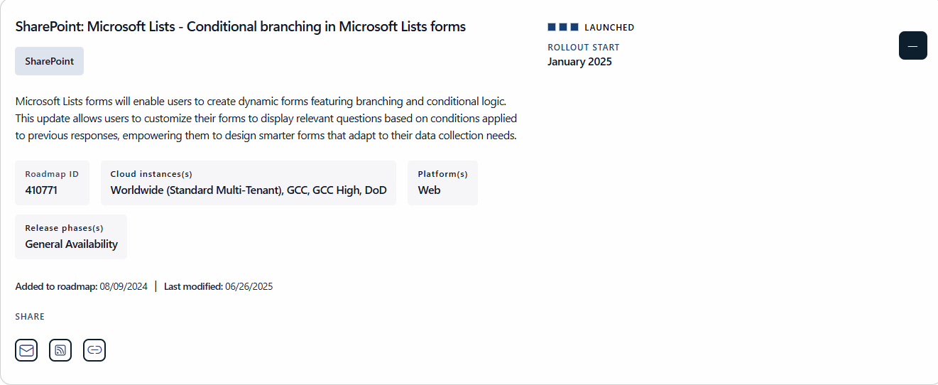 Sharepoint List Forms conditional branching does not work - Microsoft Q&A Sharepoint List Forms conditional branching does not work - Microsoft Q&A