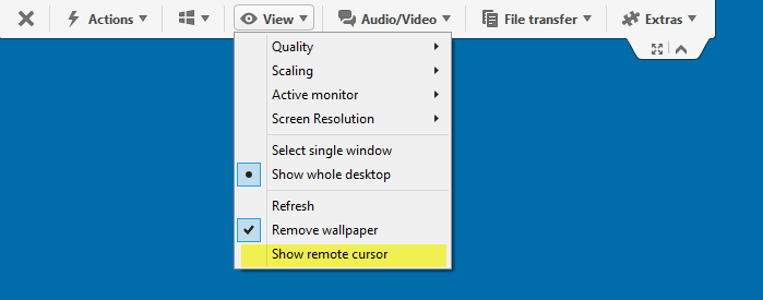 Mouse cursor visibility during TeamViewer remote session - Microsoft Q&A