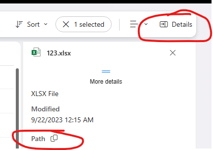 Getting path from Microsoft 365 Online - Microsoft Q&A