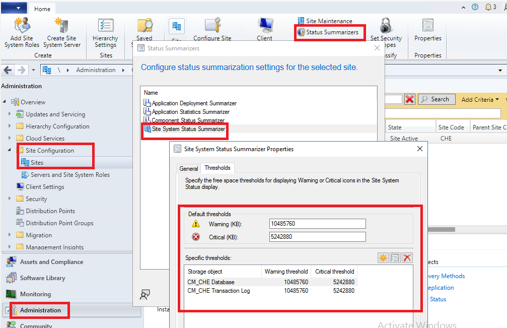 SCCM health Status - Microsoft Q&A