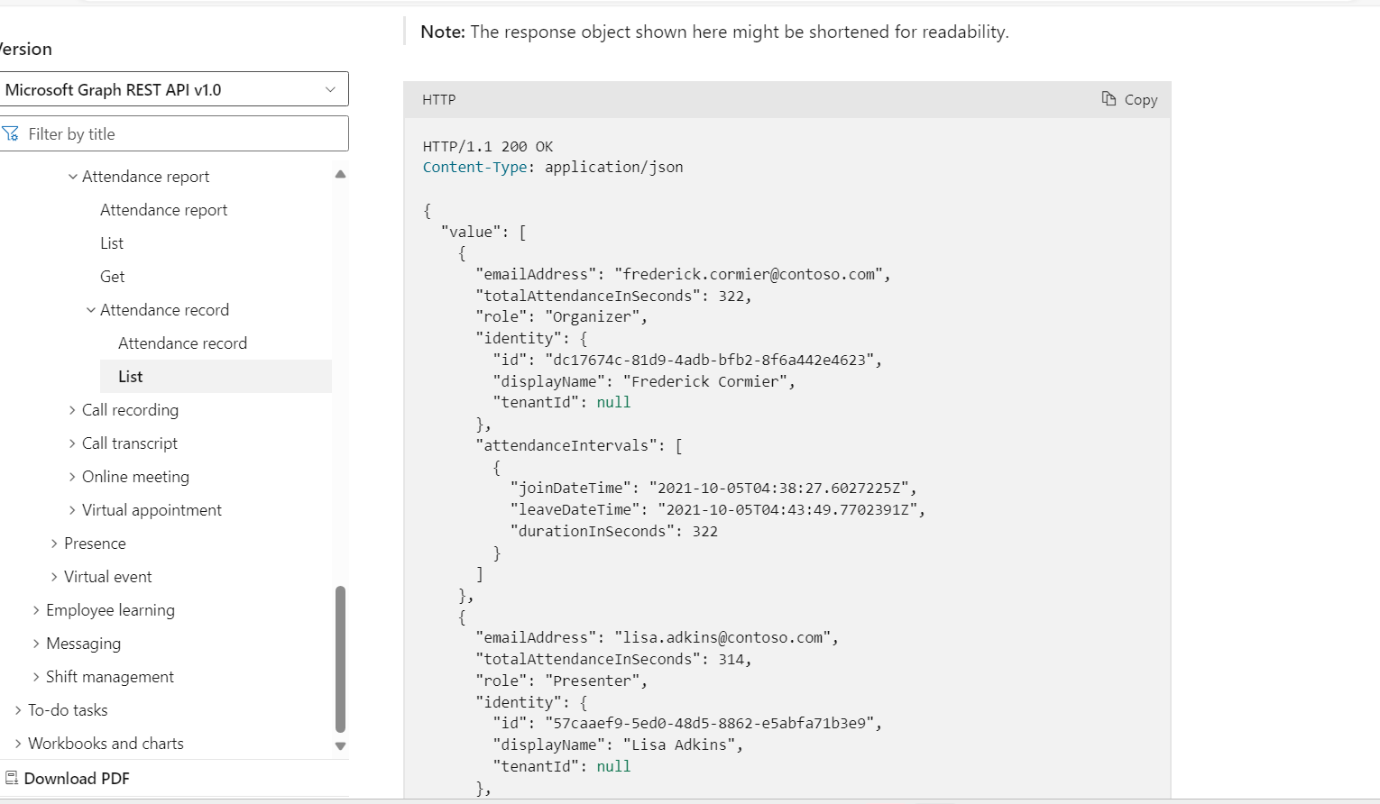 How to get Attendees Email-Address while there in a Meeting using GraphAPI, in a Tab In-Meeting ...