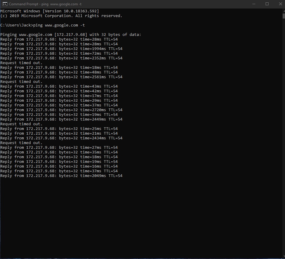 Windows Scanning for Wi-Fi and causing ping spikes. - Microsoft Q&A