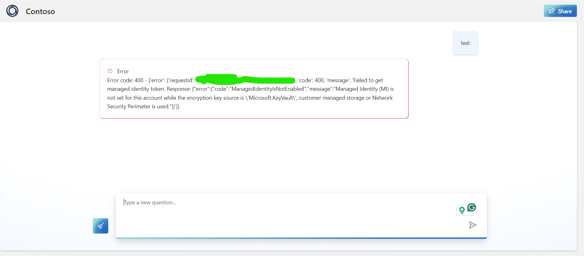 Issues with Microsoft Identity Provider and Managed Identity Token in Azure AI Studio Chat Web ...