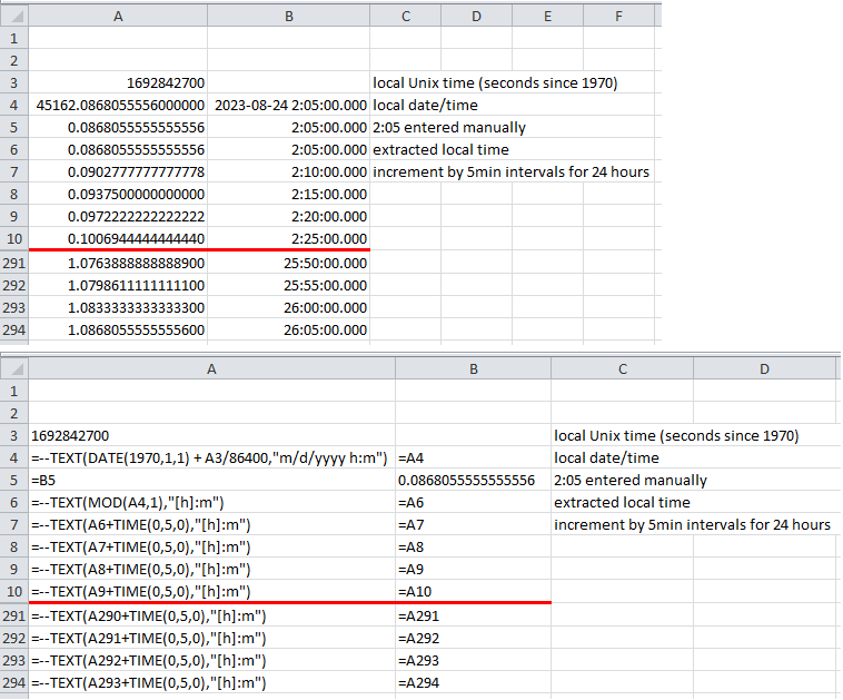 Excel time values being randomly treated as decimal equivalent ...