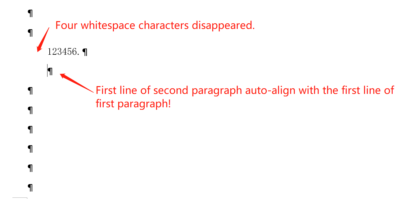 How to cancel the function of auto indentation? - Microsoft Q&A