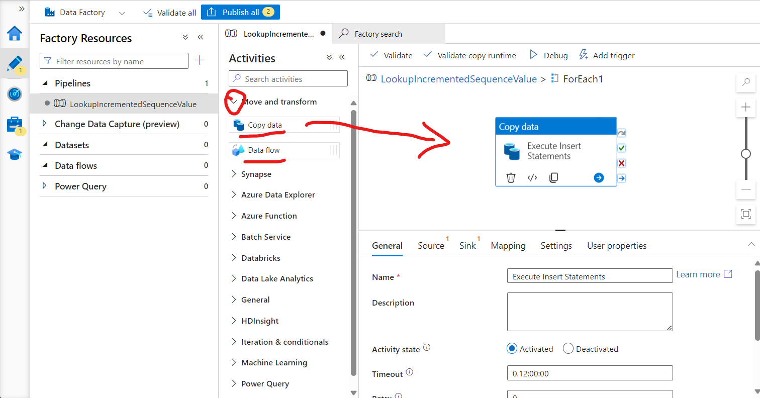 Sequence value insertion in the Copy activity - Microsoft Q&A
