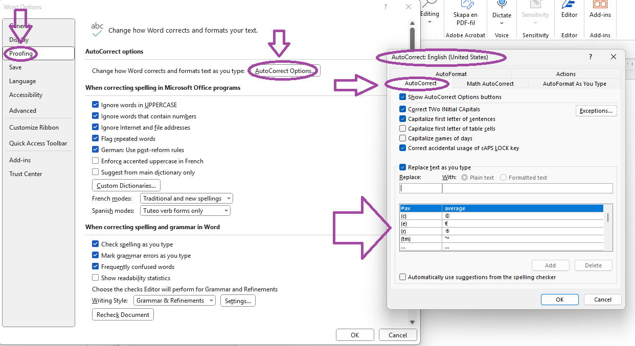 Why does Word autocorrect some obvious typos but not other obvious ones ...