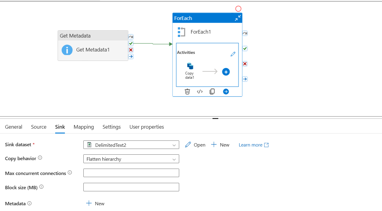 For Each Activity to process CSV Files - Microsoft Q&A
