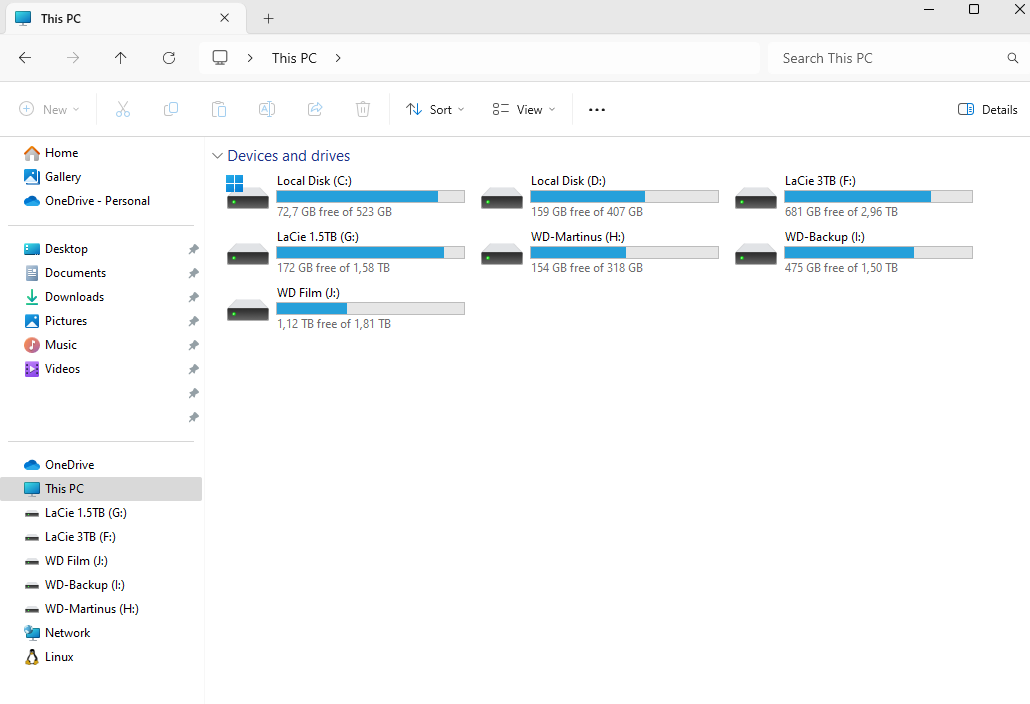 How to get partition to show up in left list of Explorer - Microsoft Q&A