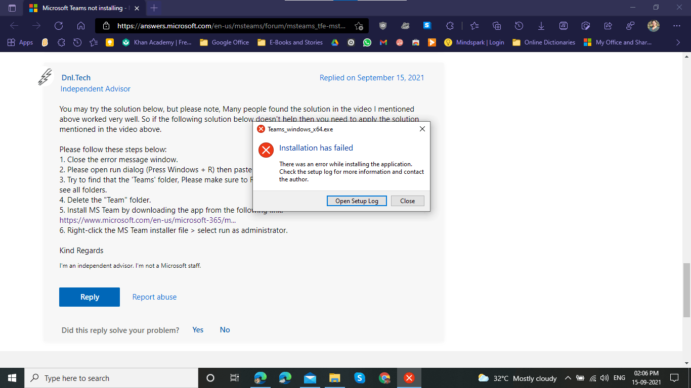 Microsoft Teams not installing - Microsoft Q&A