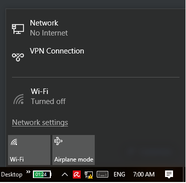 network connected but no internet - Microsoft Q&A