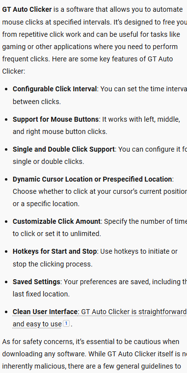 Does the auto clicker: GT auto clicker in Microsoft store have a virus ...