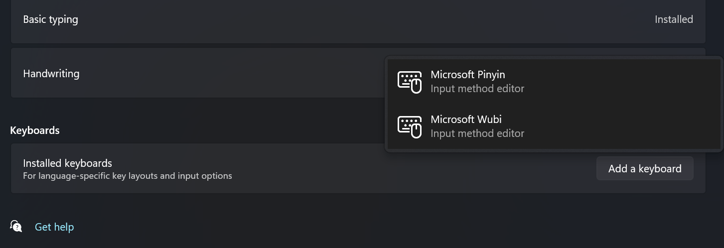 Unable to install Microsoft pinyin for Simplified Chinese Language ...