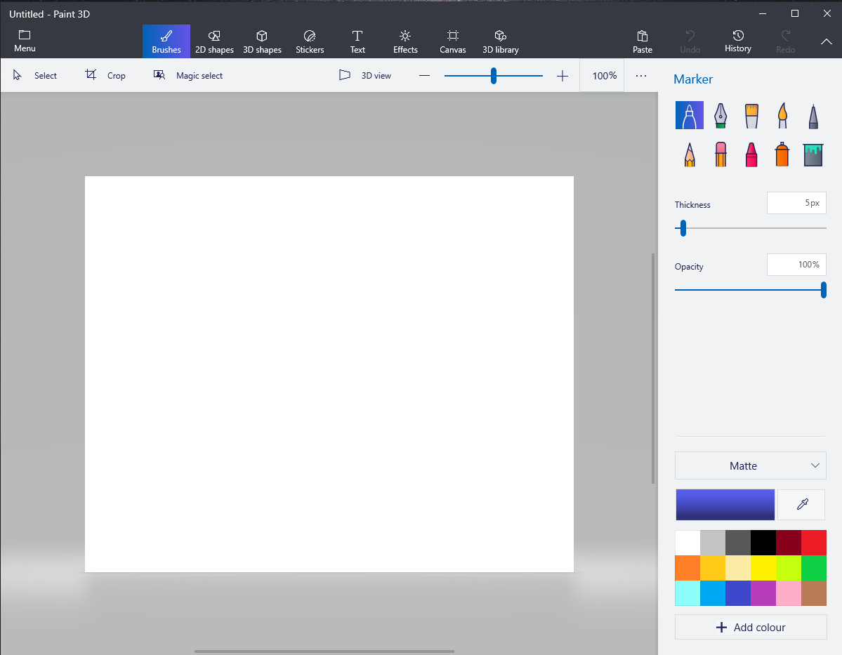 Paint 3D menu bar missing (transparent) - Microsoft Q&A