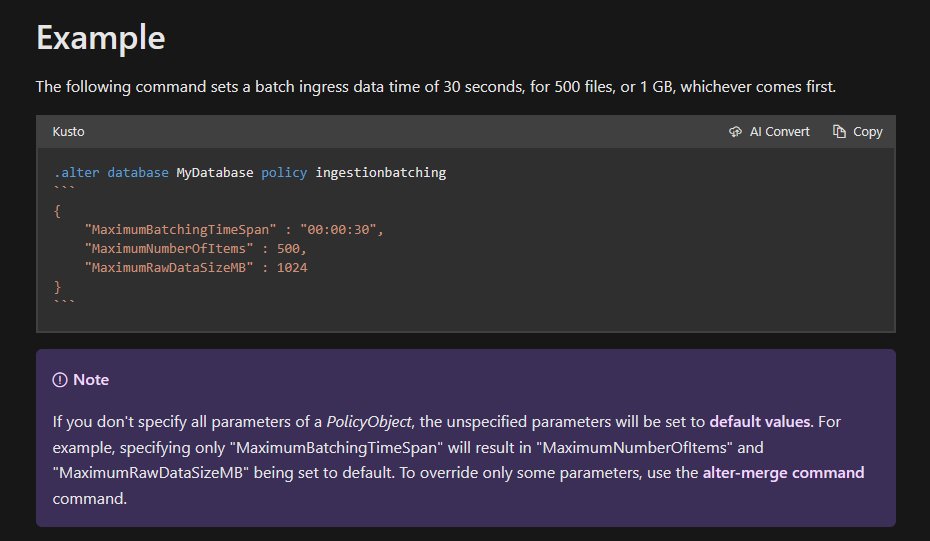 High Ingestion Latency in Azure data explorer - Microsoft Q&A