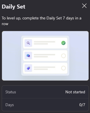 My Microsoft Rewards daily set has been broken for 2 weeks and I lost ...