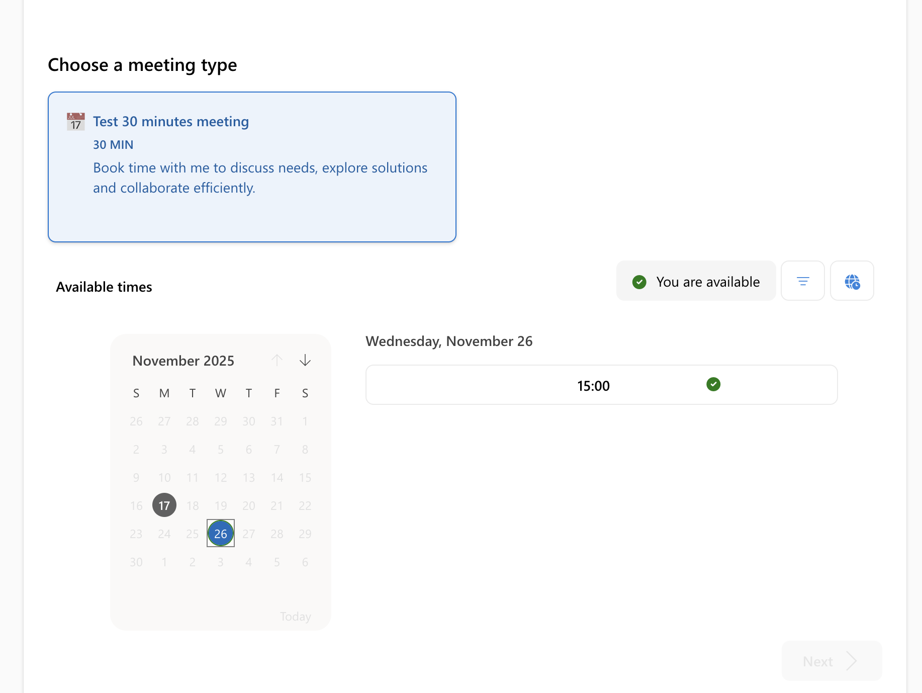 Error: Microsoft Bookings - custom setting doesnt work, only one slot ...