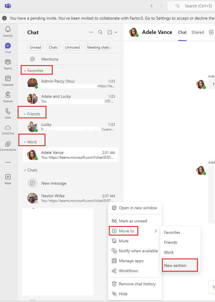 [Microsoft Teams Chat] How to Display Contact Categories in Microsoft Teams Chat for Better ...