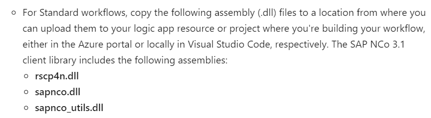 Standard Logic Apps Vnet For Outbound Sap Standard Connector Not Displaying Microsoft Qanda