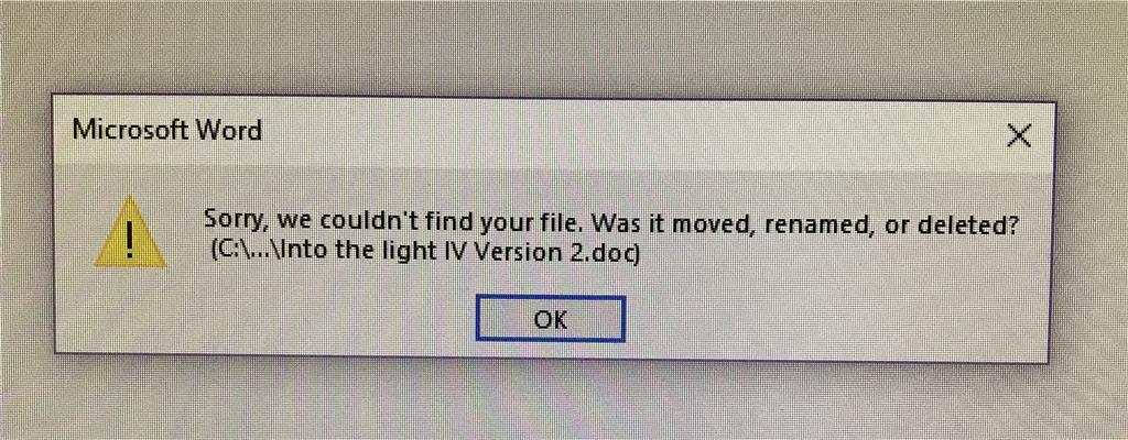 sorry, we couldn't find your file. Was it moved, renamed or deleted? - Microsoft Q&A