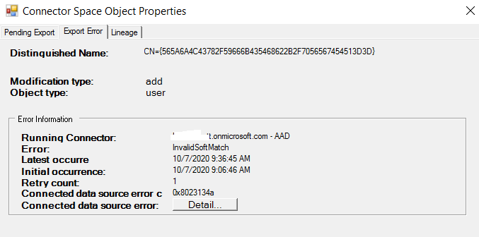 Data Mismatch Error Mail Unable To Identify Duplicate Microsoft Qanda