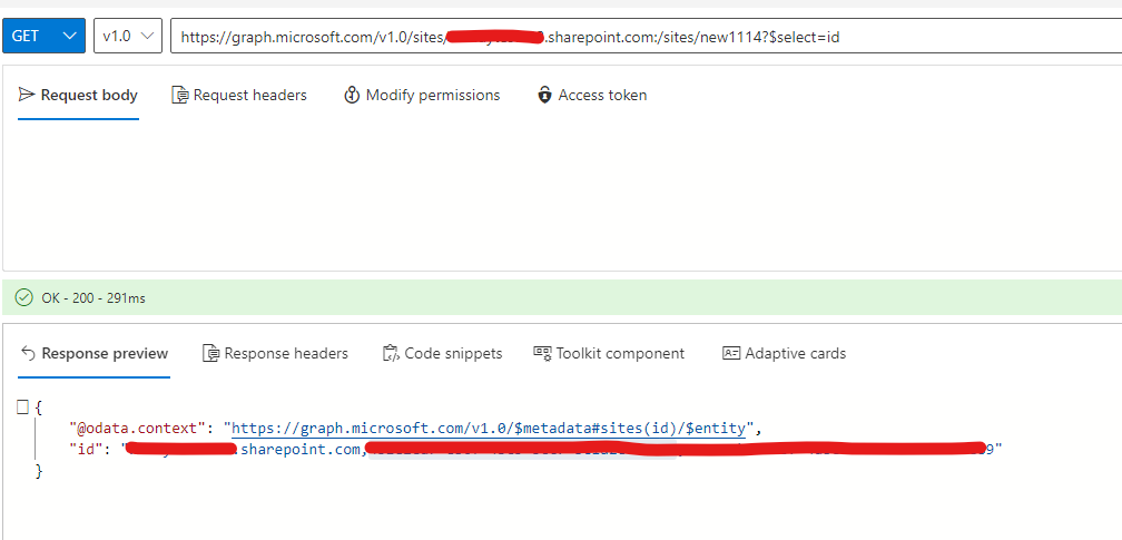 Newly Added sharepoint site does not show on graph api - Microsoft Q&A