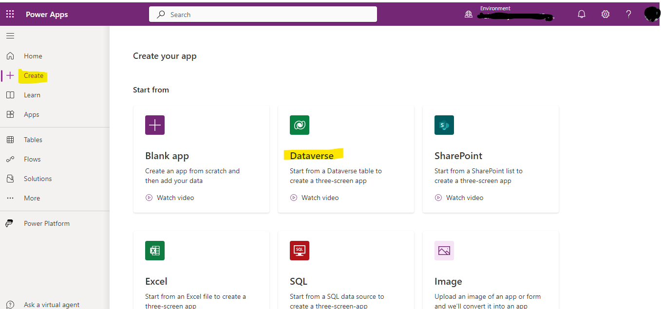 Task: Create an application - Microsoft Q&A