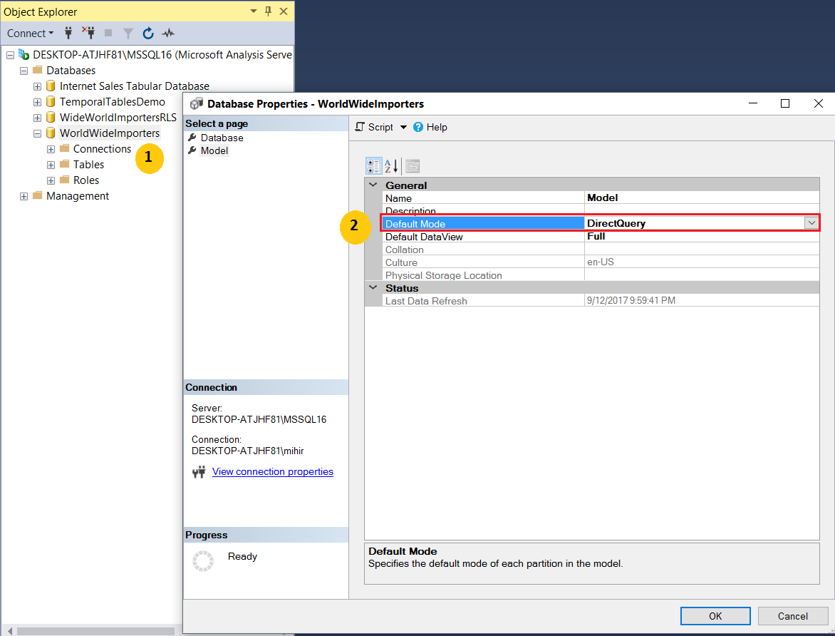 Ssas Query Mode Hybrid In 2019 Microsoft Qanda