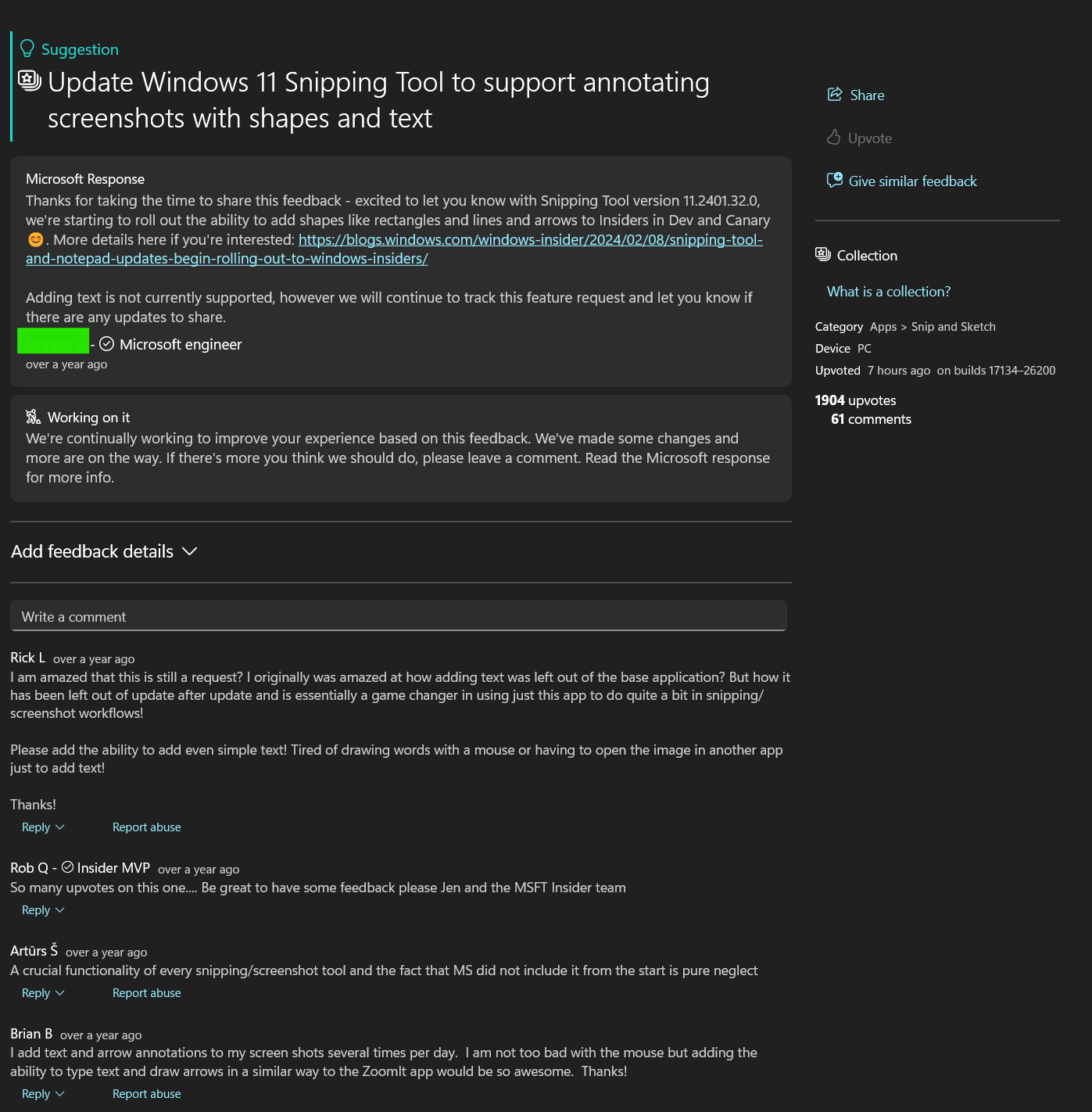 Add a Text Box to Snipping Tool - Microsoft Q&A