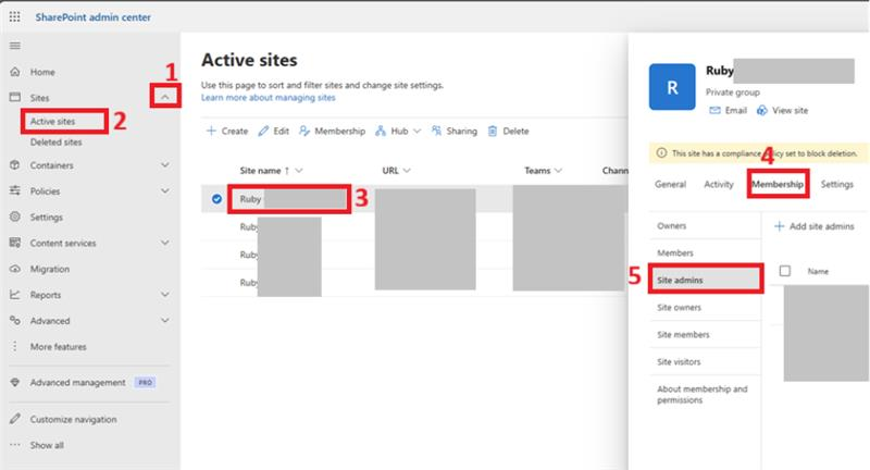 add to site admin role - Microsoft Q&A