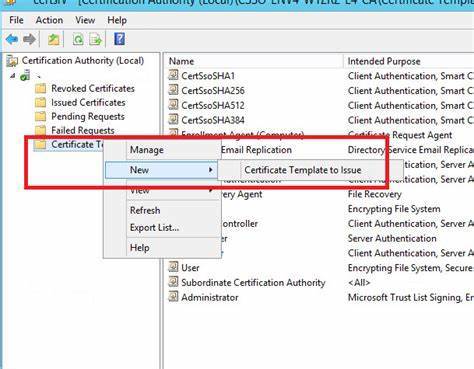 problem to activate certificate template on AD CS - Microsoft Q&A