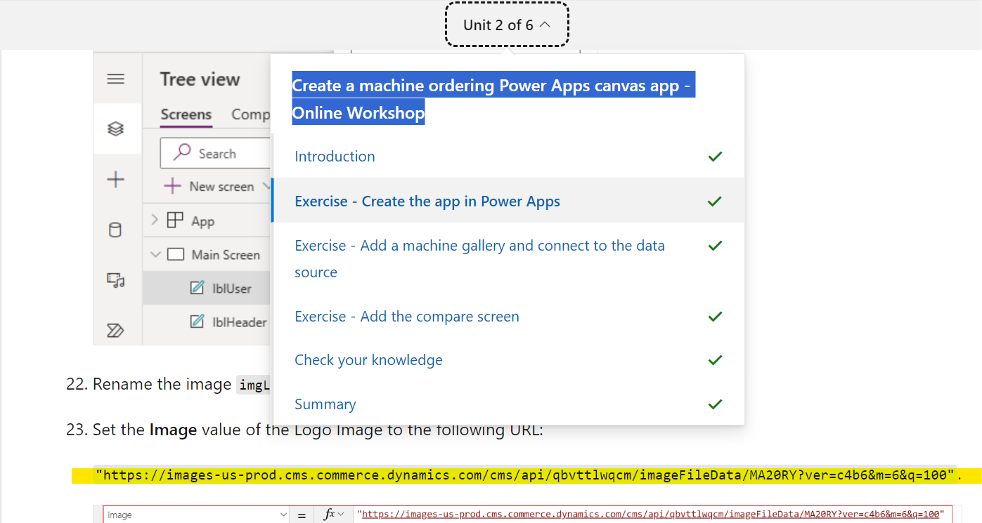 The Image Link Is Not Useful In Create A Machine Ordering Power Apps Canvas App Online