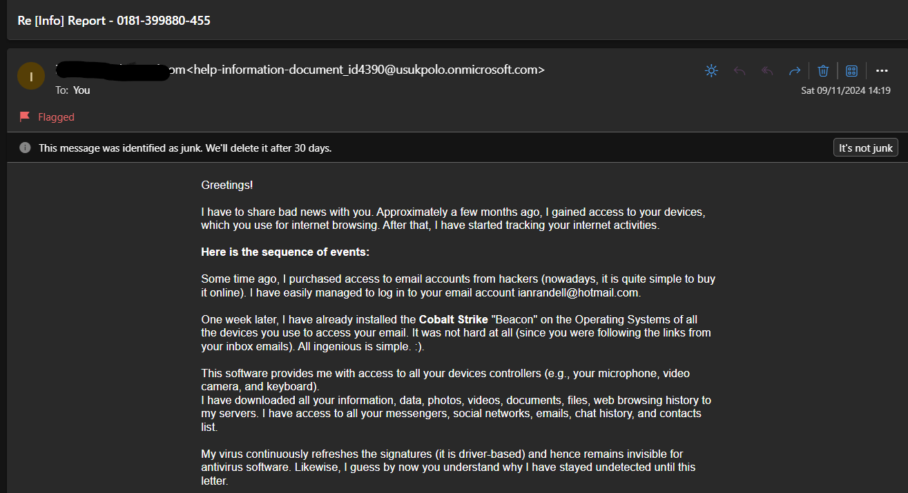 Urgent: Report of Scam/Fraud/Phishing Emails from OnMicrosoft Domains ...