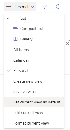 As the admin, how can I create a personal view for others Employee by ...