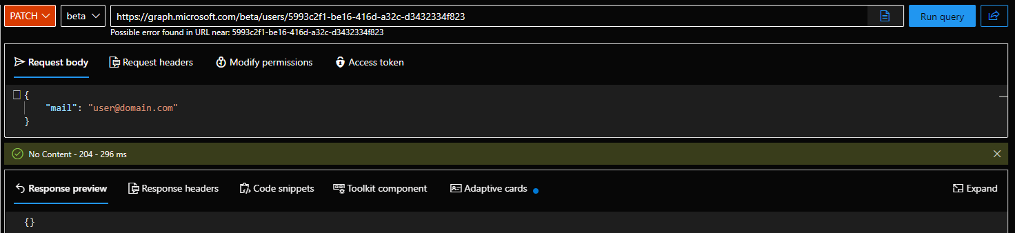How can I change the ProxyAddresses property associated with a guest ...