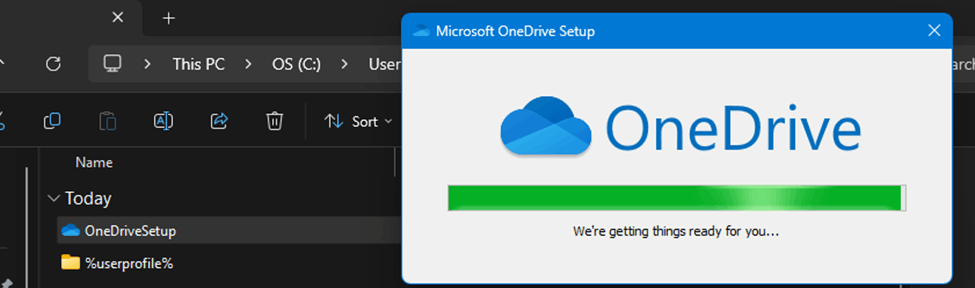 HELP! ONEDRIVE uninstalled, OneDrive path returns to Windows %userprofile% Folder Directory ...