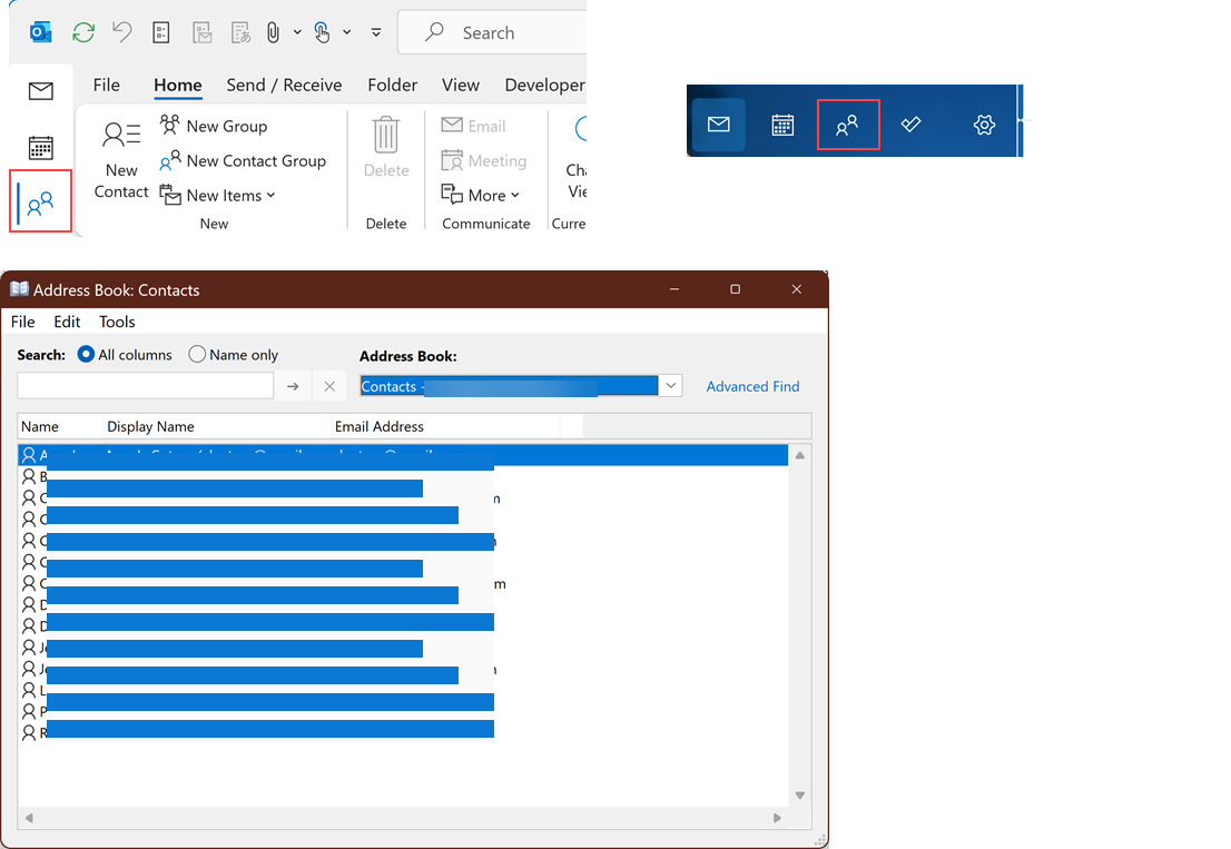 What is the difference between Outlook Contacts and Microsoft People ...