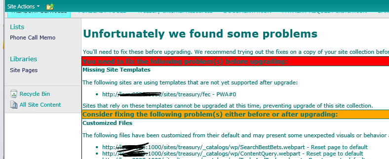 Migration Page Reset Error Microsoft Qanda