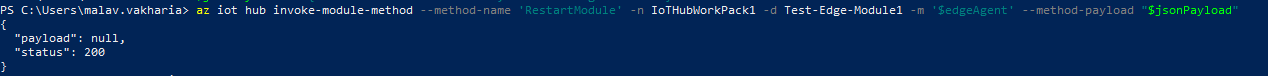 How to Restart the edgehub module using a custom Iotedge Module - Microsoft Q&A