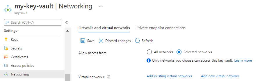 access azure key vault from azure web app where ip changes often bc of CI/CD - Microsoft Q&A
