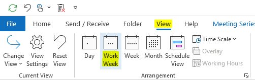Monthly view without weekends - Microsoft Q&A