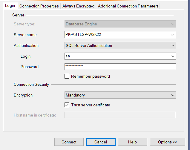 SQL Server 2022 TLS 1.3 Protocol Support - Microsoft Q&A