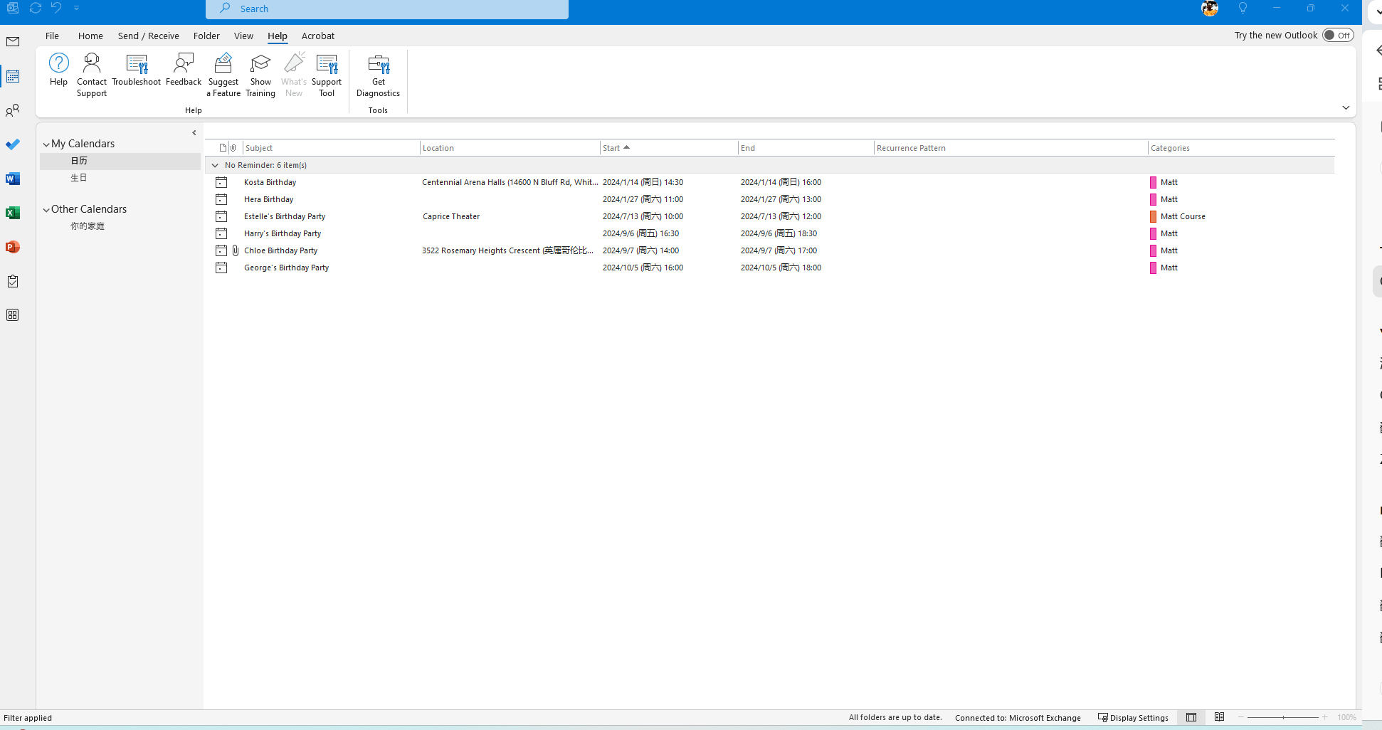 Calendar cannot be loaded properly - Microsoft Q&A