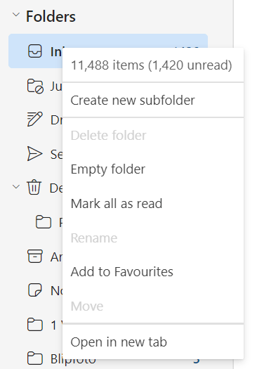 Rearrange folders in Outlook - Microsoft Q&A