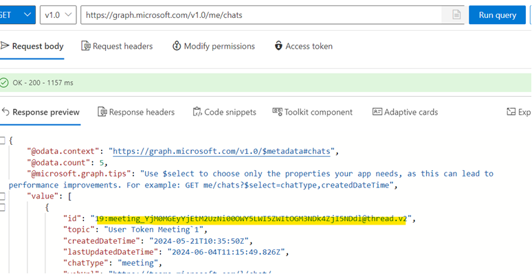 How to use the Chat component for an online meeting cfat? - Microsoft Q&A
