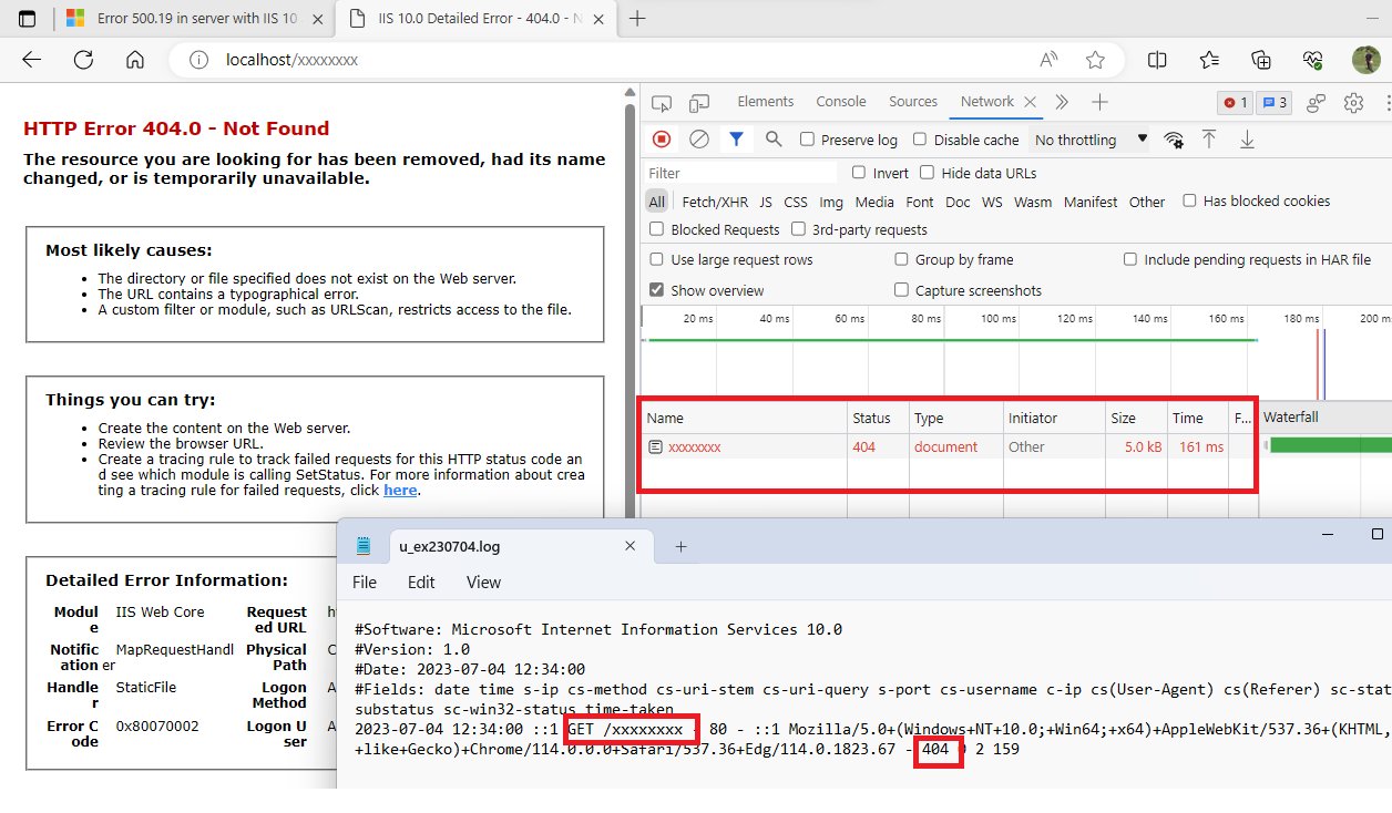 Error 500.19 in server with IIS 10 after deployment a new version of a web services - Microsoft Q&A