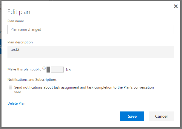 Rename a plan in Office 365 PLanner - Microsoft Q&A